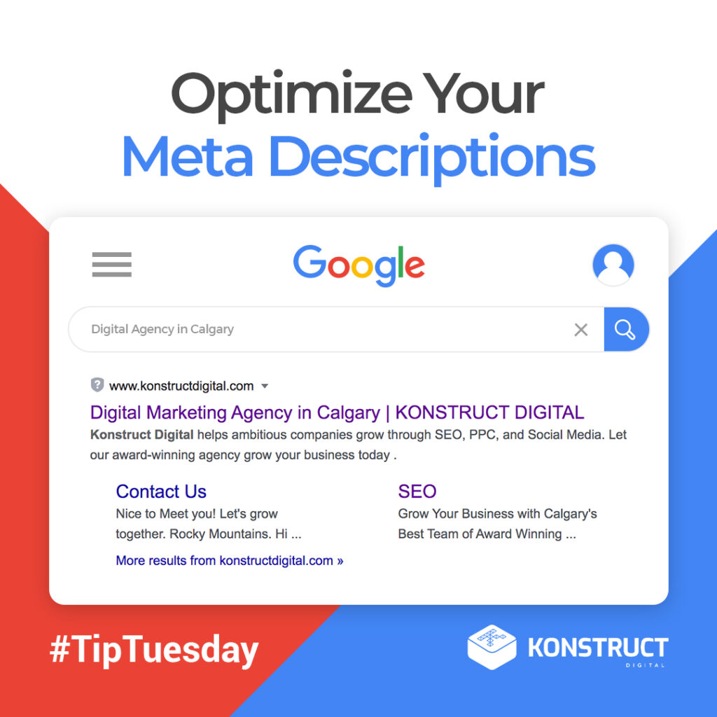Optimize Your Meta Descriptions | Konstruct Digital Optimize Your Meta Descriptions | Konstruct Digital